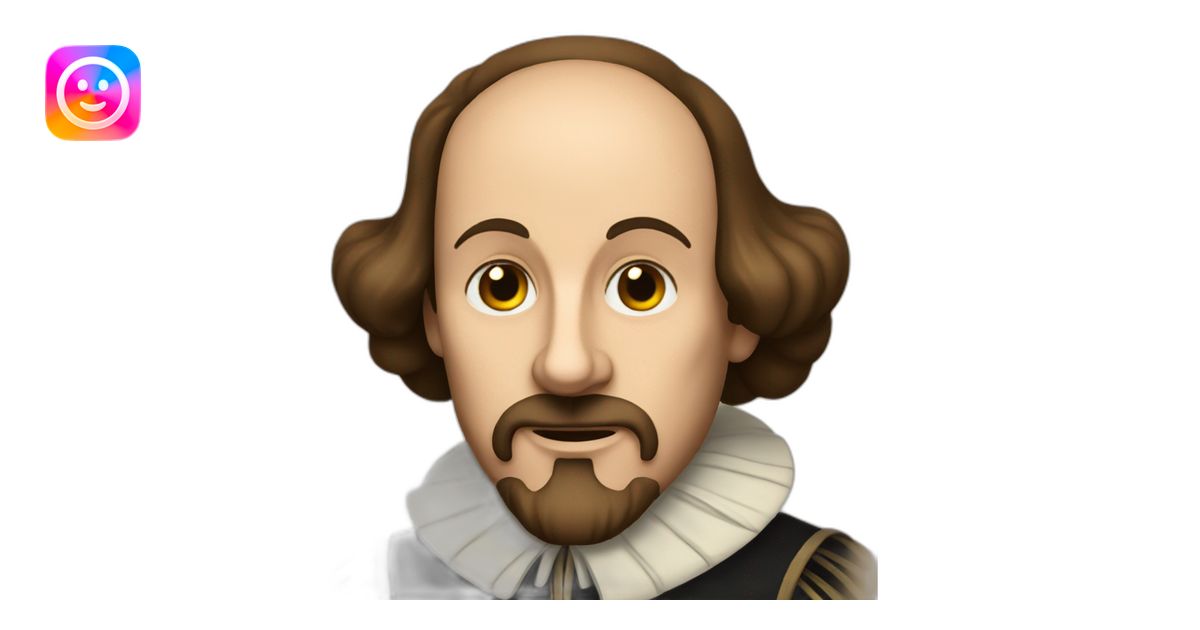 William Shakespeare emoji | AI Emoji Generator