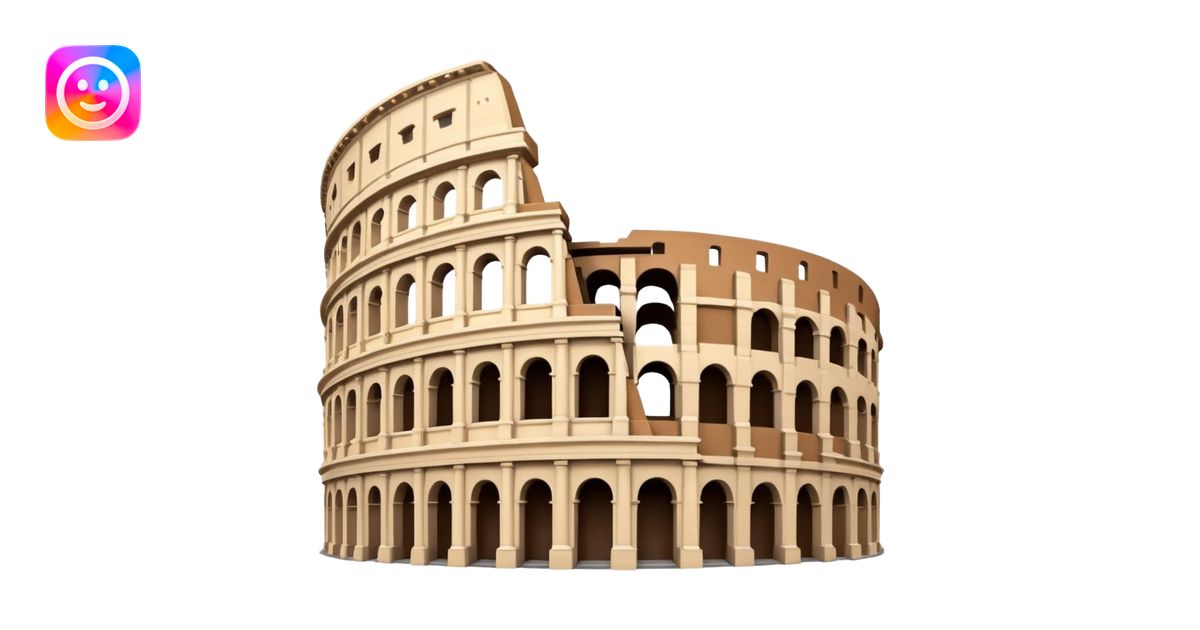 Colosseo di roma emoji | AI Emoji Generator