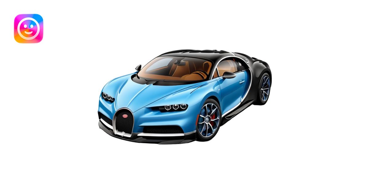 Bugatti Chiron best view emoji | AI Emoji Generator
