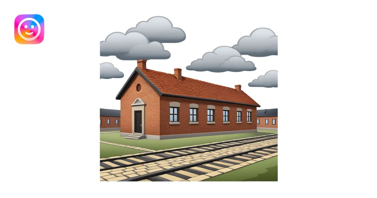 Auschwitz camp from outside emoji | AI Emoji Generator