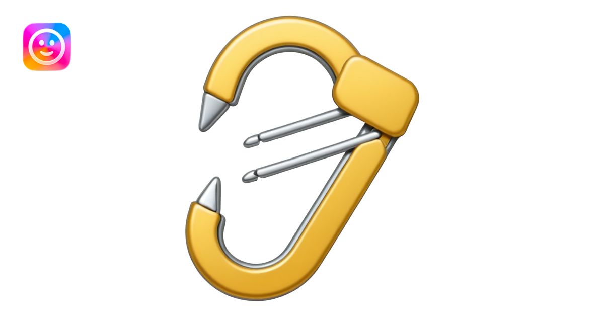 safety pin with emo style emoji | AI Emoji Generator