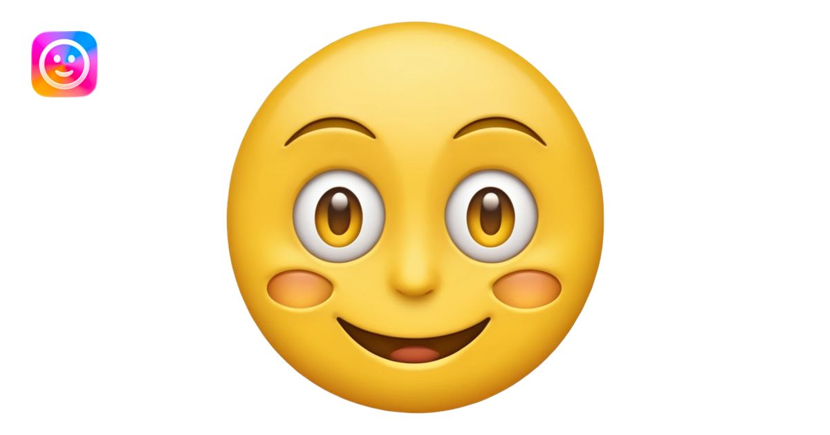 smiling emoji with one eye twitching emoji | AI Emoji Generator