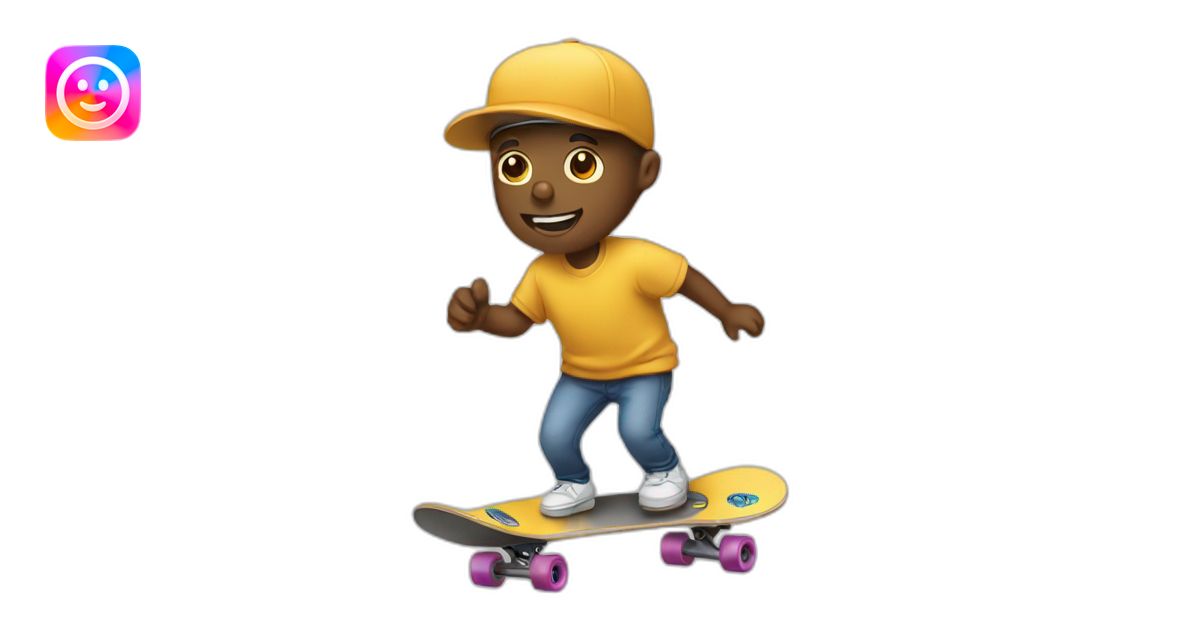 Chat avec un skateboard emoji | AI Emoji Generator