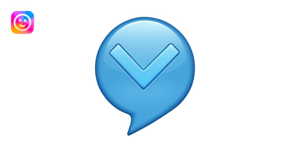 Verified logo (the blue check mare) emoji | AI Emoji Generator