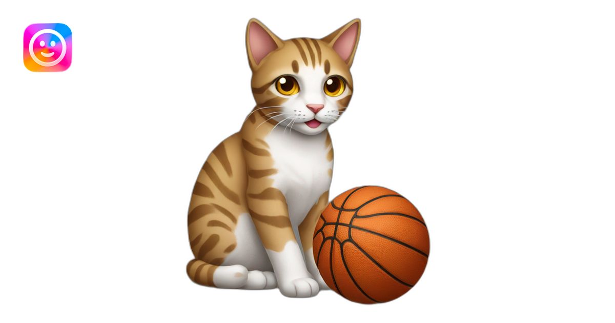 cat basketball emoji | AI Emoji Generator
