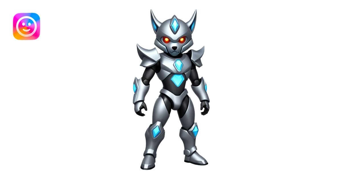 Protogen (full body) emoji | AI Emoji Generator