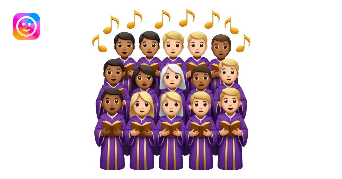 Choir emoji | AI Emoji Generator