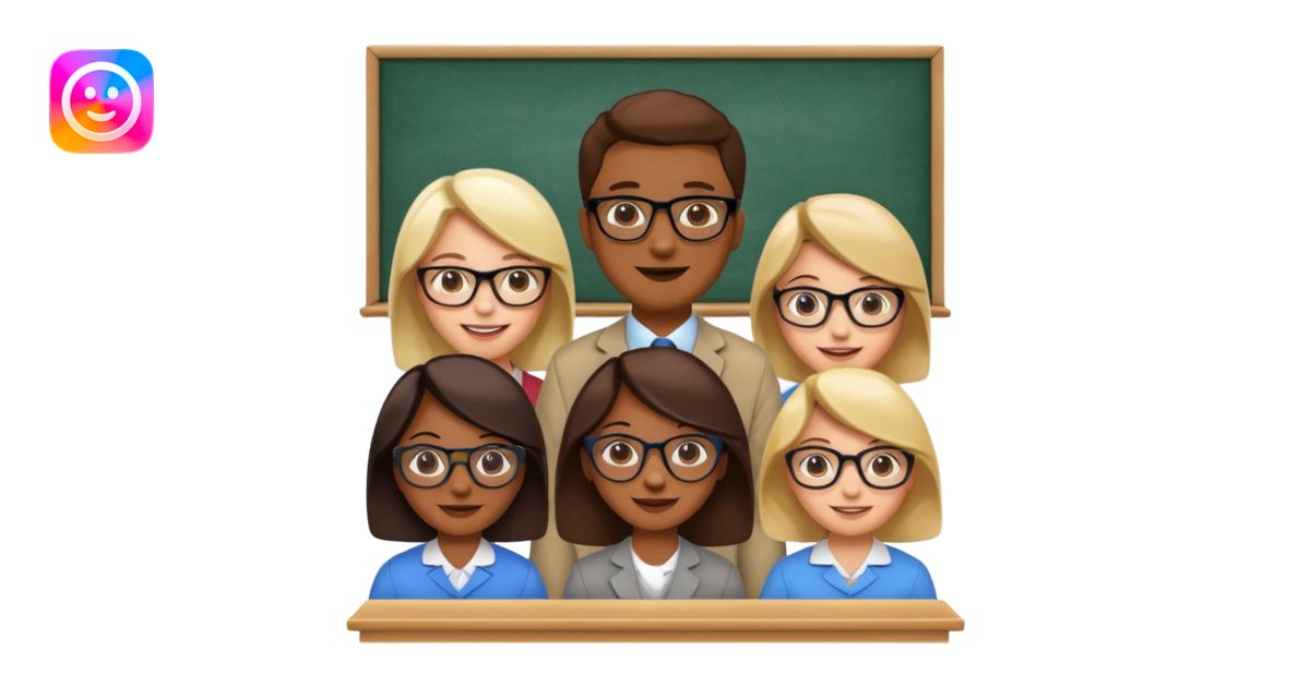 TEACHERS emoji | AI Emoji Generator