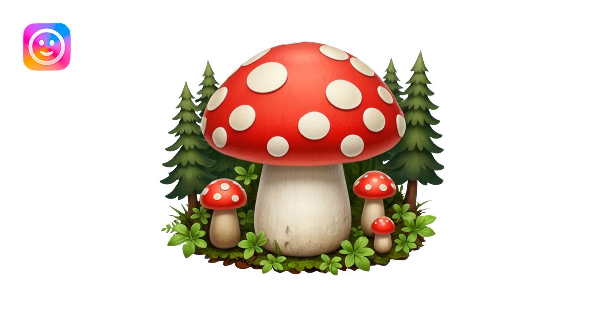 button top mushroom emoji | AI Emoji Generator