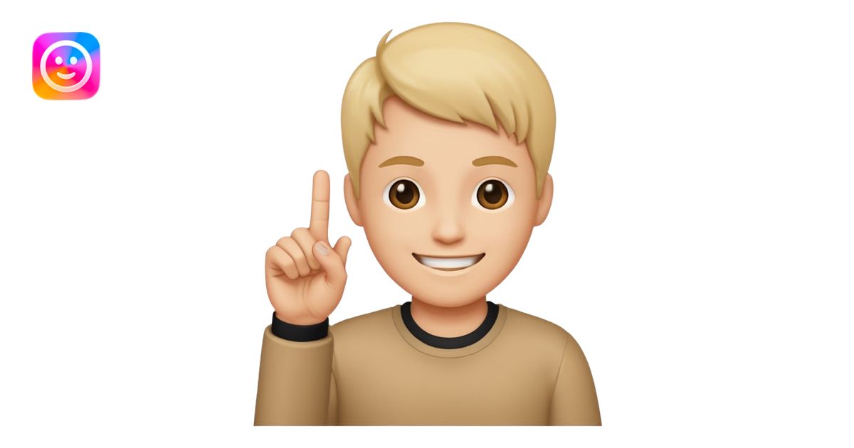 smile with middle finger emoji | AI Emoji Generator