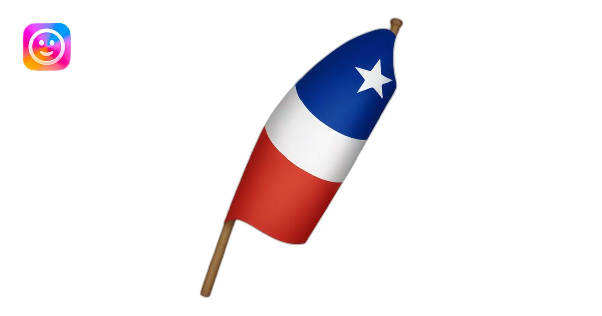 Bandera de chile emoji | AI Emoji Generator