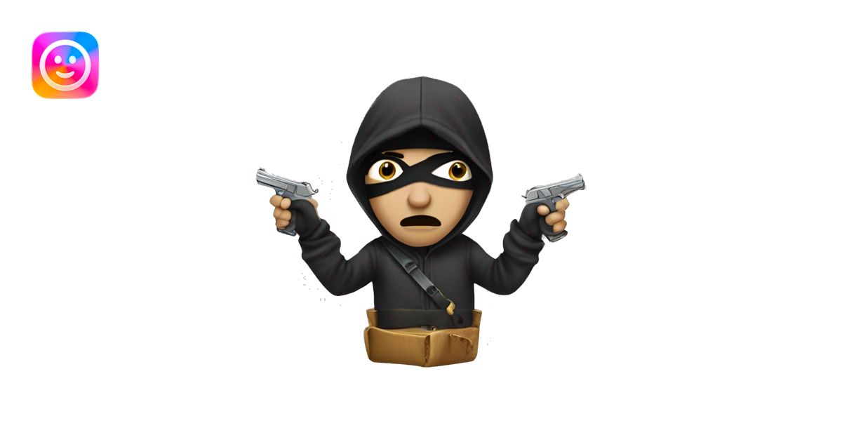 Robber emoji | AI Emoji Generator