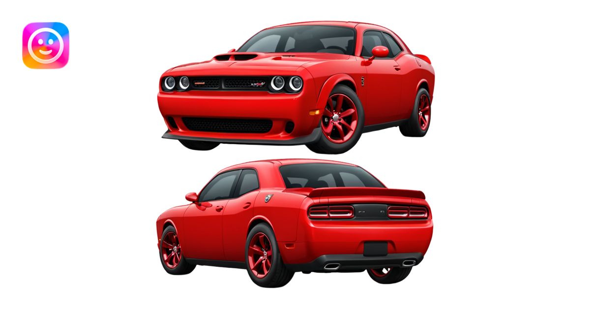 red scat pack emoji | AI Emoji Generator