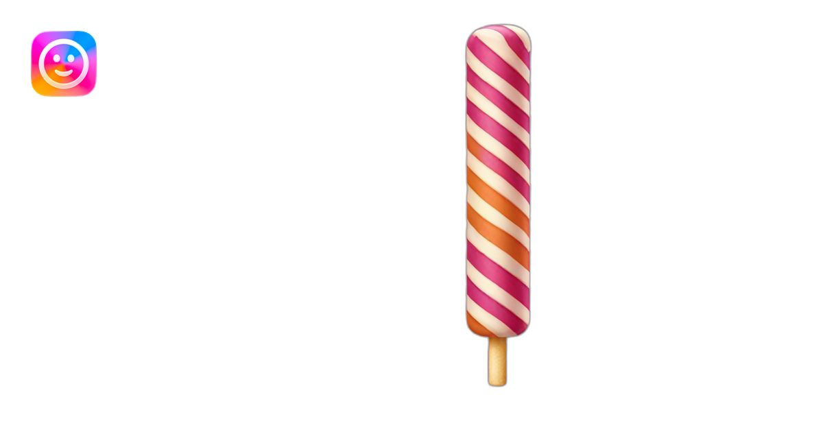 Candy stick emoji | AI Emoji Generator