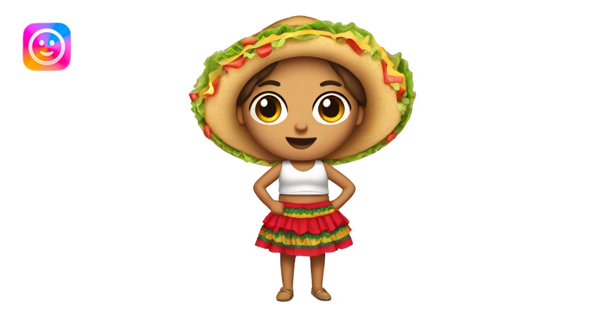 Tacos with skirts emoji | AI Emoji Generator