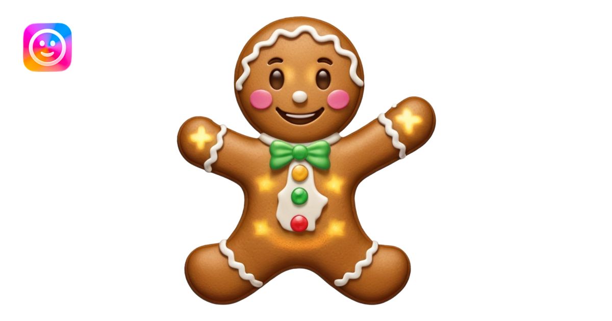 Gingerbread emoji | AI Emoji Generator