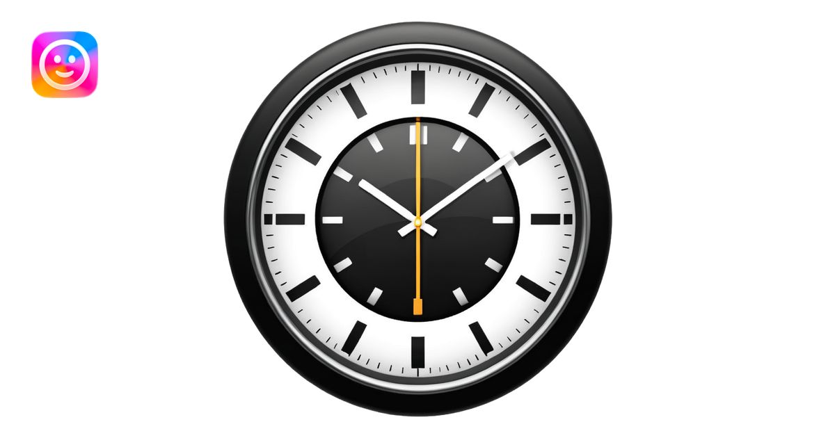Something meaning late emoji | AI Emoji Generator