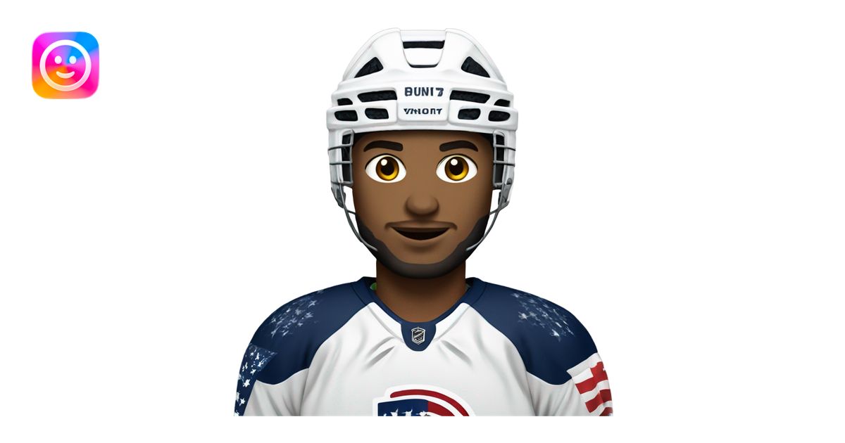 American hockey player emoji | AI Emoji Generator
