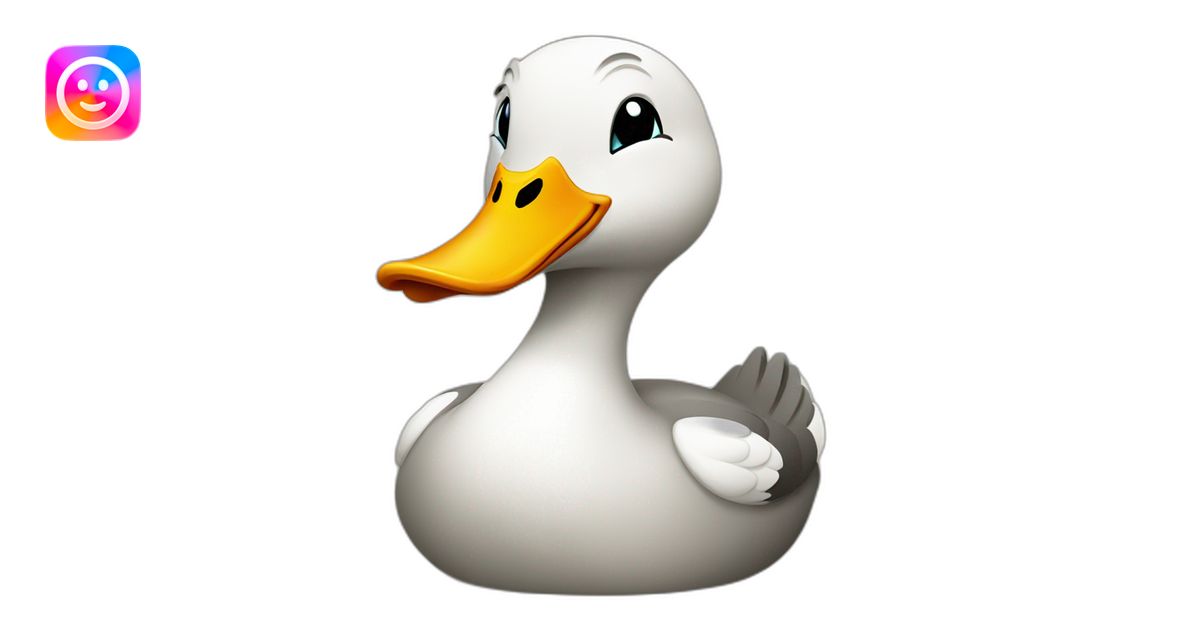 duck with a smile emoji | AI Emoji Generator