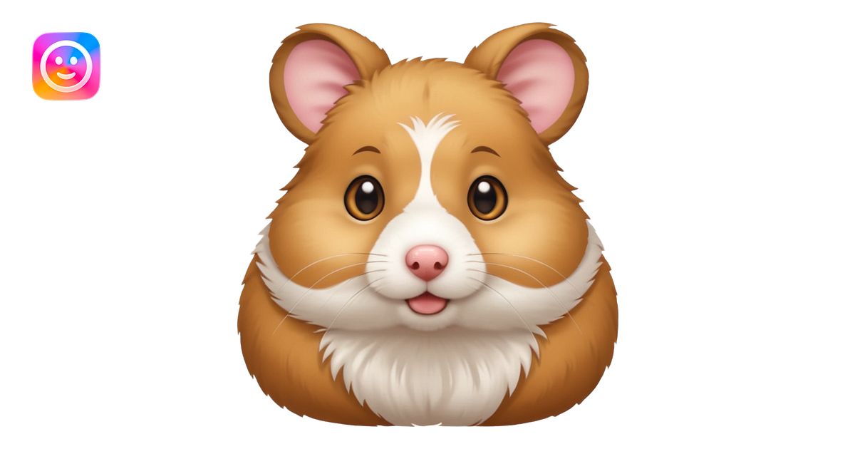 Half hamster and half dog 🐶🐹 emoji | AI Emoji Generator