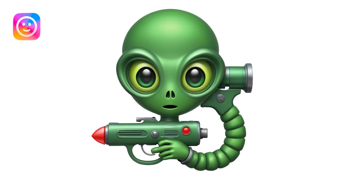 retro alien invader. emoji | AI Emoji Generator
