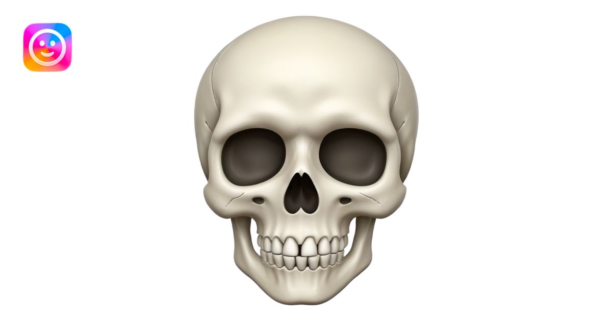 Skull edit emoji | AI Emoji Generator