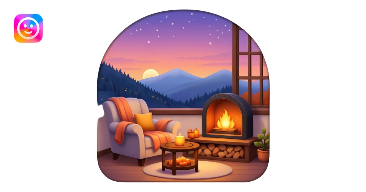 cozy evening emoji | AI Emoji Generator