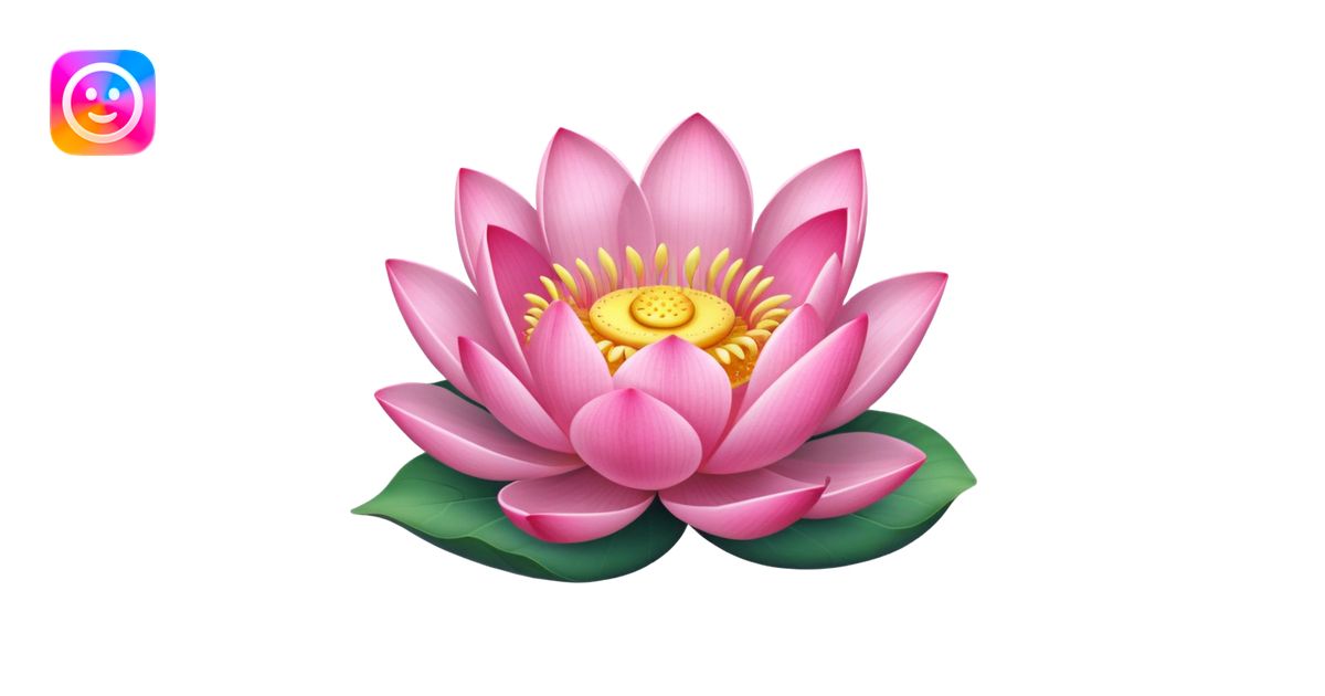 Flor de lótus emoji | AI Emoji Generator