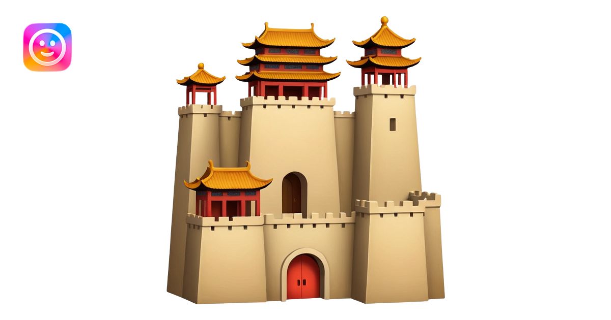 Chinese walls emoji | AI Emoji Generator