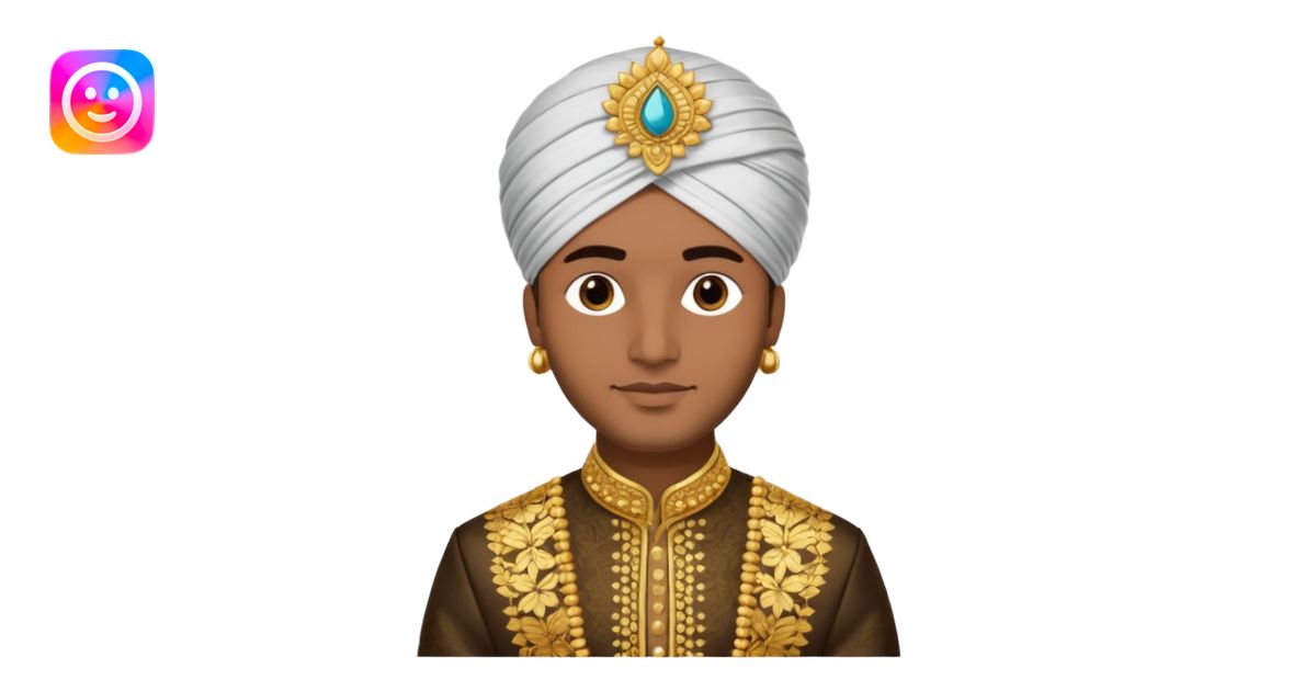 indian groom emoji | AI Emoji Generator