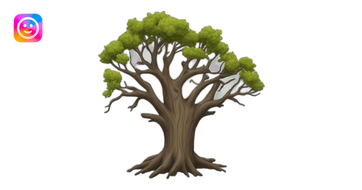 Dead tree emoji | AI Emoji Generator