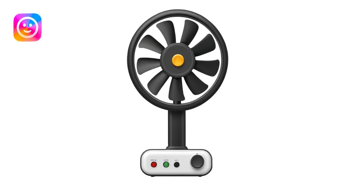 portable fan emoji | AI Emoji Generator