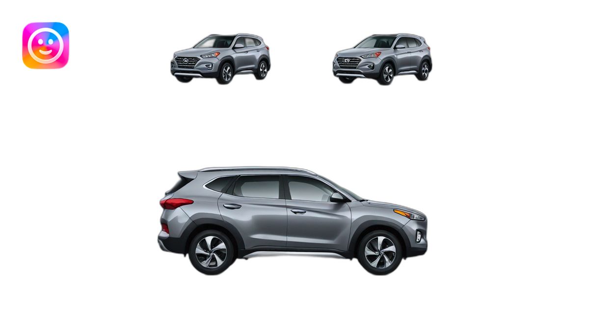Hyundai tugson gris emoji | AI Emoji Generator