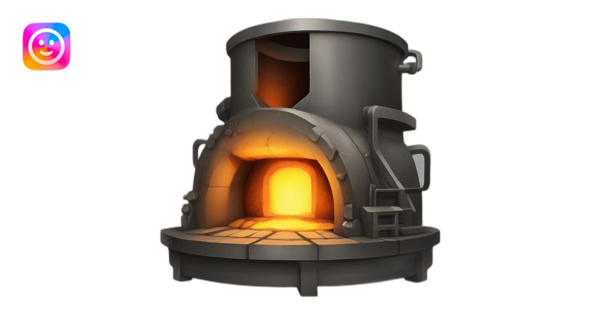 blast-furnace ironmaking emoji | AI Emoji Generator