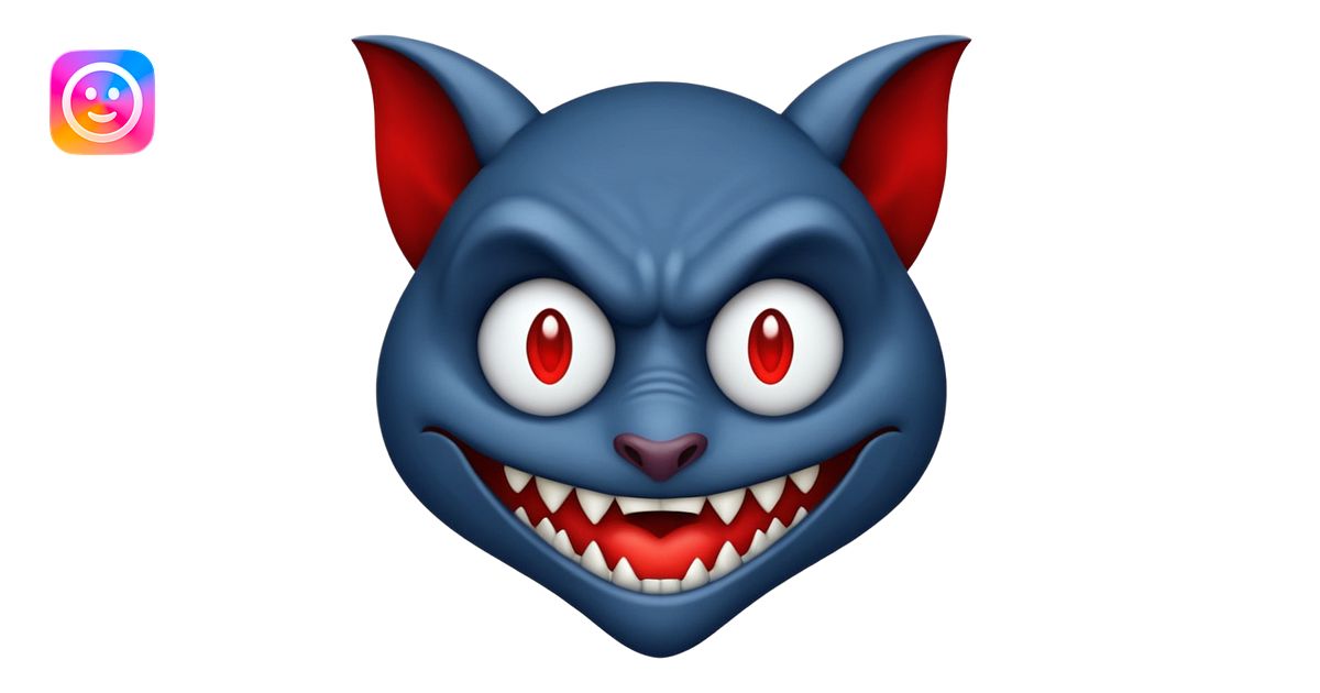 O inima mov,cu trecere spre albastru deschis si coada de drac! emoji ...