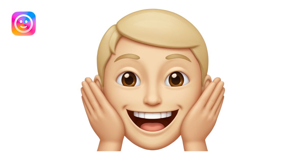 I want an overly excited face that says “I am so excited, I cannot ...