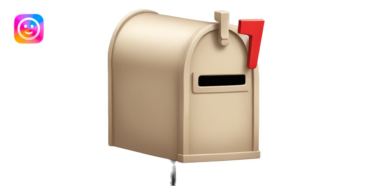 beige mailbox emoji | AI Emoji Generator