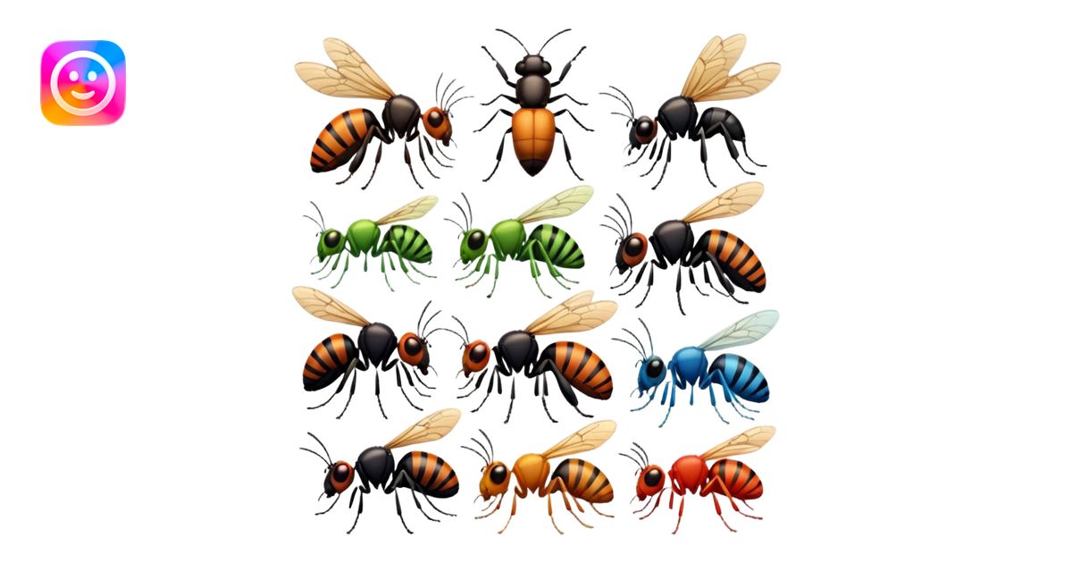 bunch of insects emoji | AI Emoji Generator
