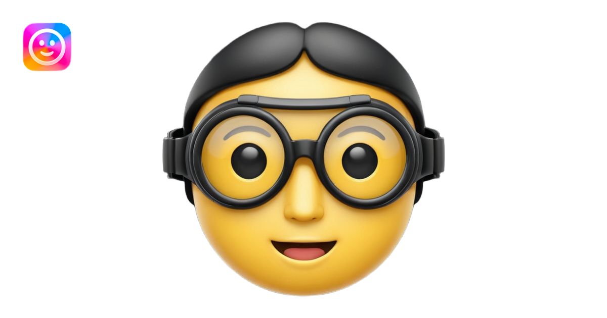 3d goggle emoji | AI Emoji Generator