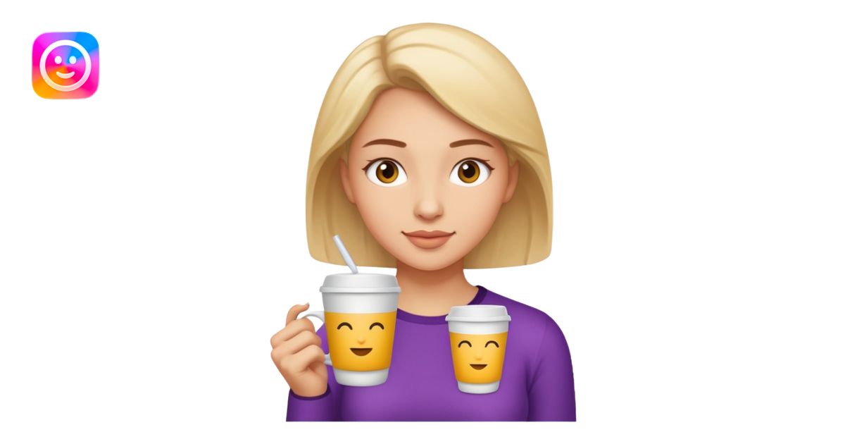 lean nella cup emoji | AI Emoji Generator