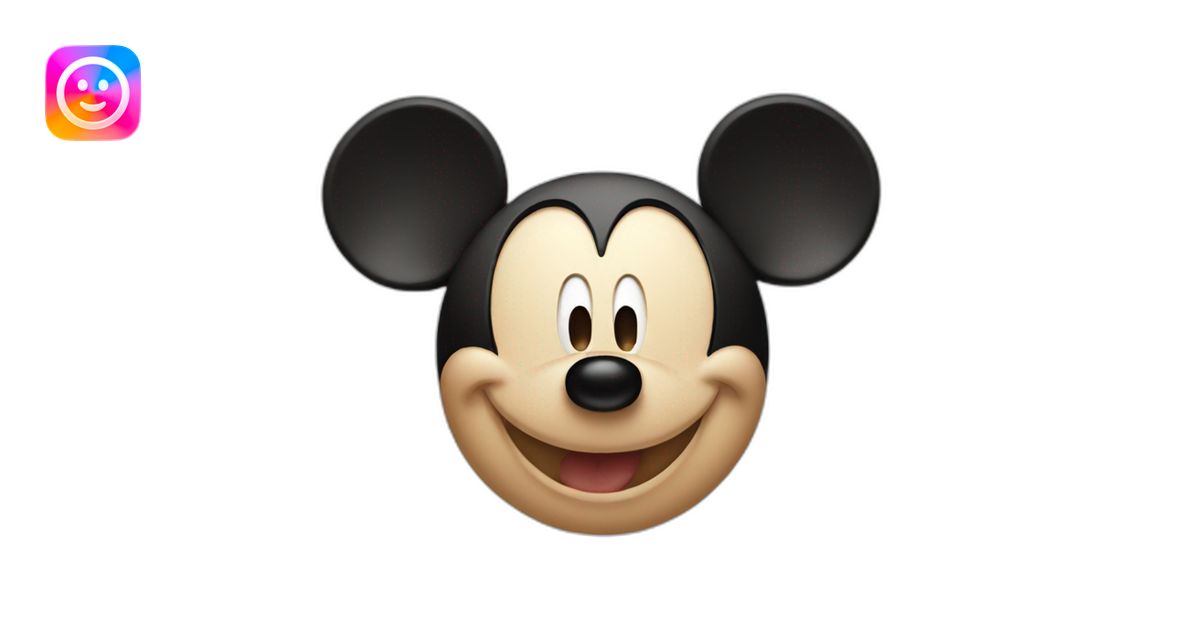 Mickey Mouse emoji | AI Emoji Generator