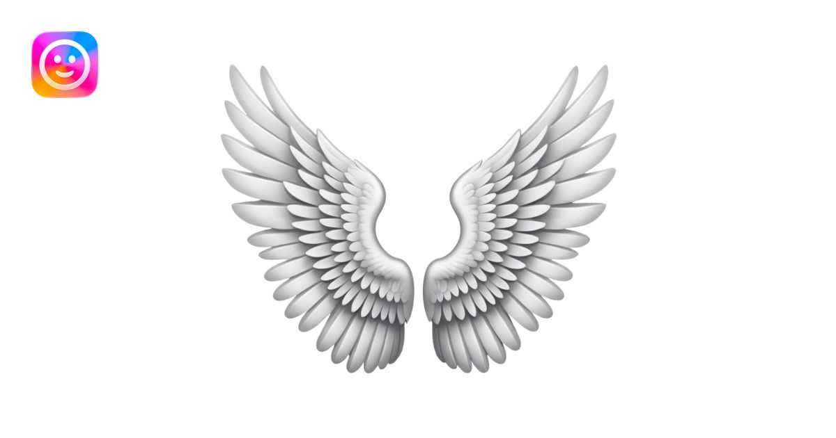 Pair of wings emoji | AI Emoji Generator