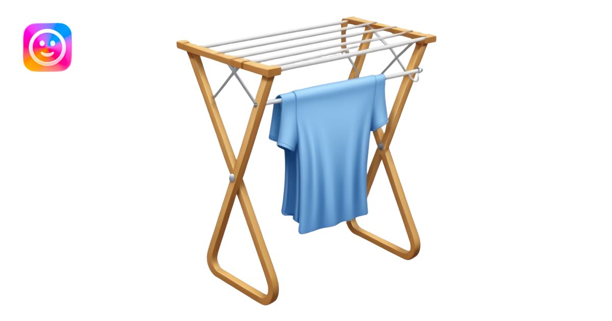 laundry drying rack emoji | AI Emoji Generator