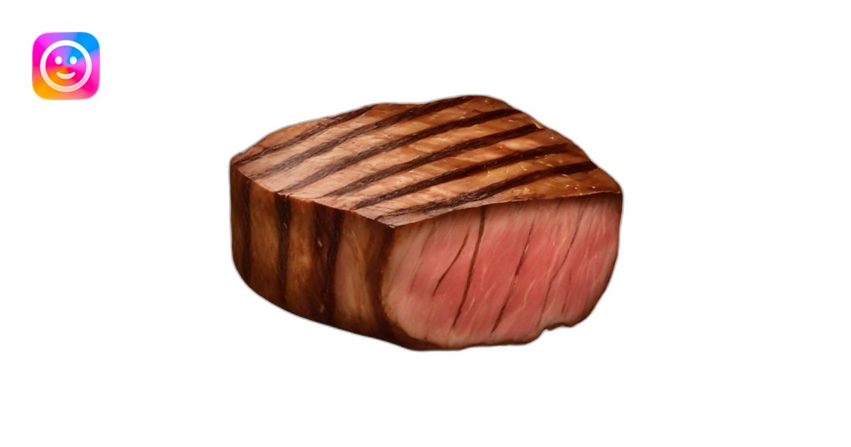 steak emoji | AI Emoji Generator