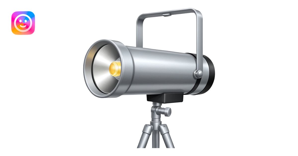 Stage light projectors emoji | AI Emoji Generator
