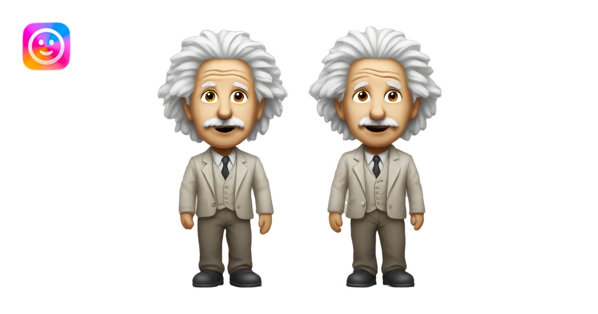 einstein emoji | AI Emoji Generator