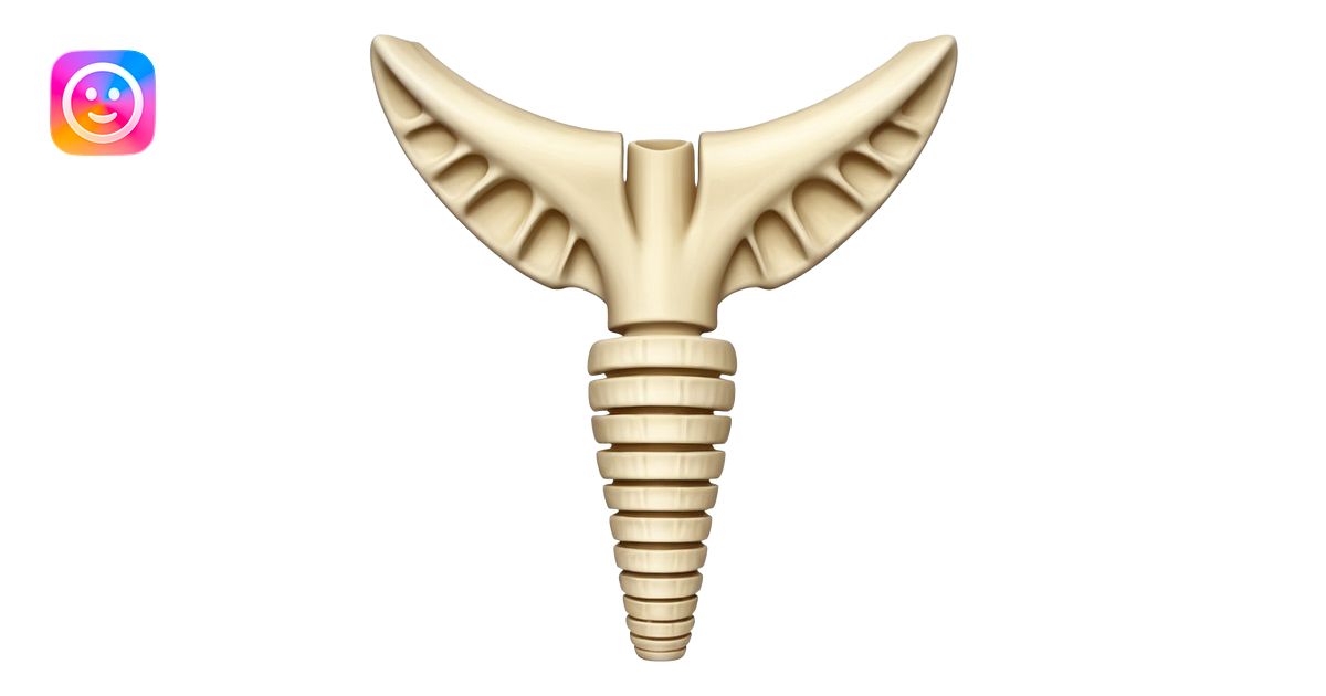 vertebra of vertebral column emoji | AI Emoji Generator
