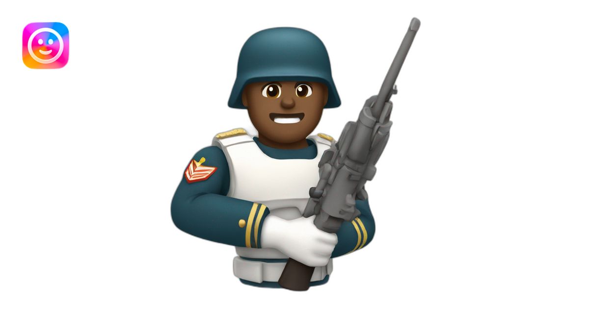 A marine fighting a battle. emoji | AI Emoji Generator