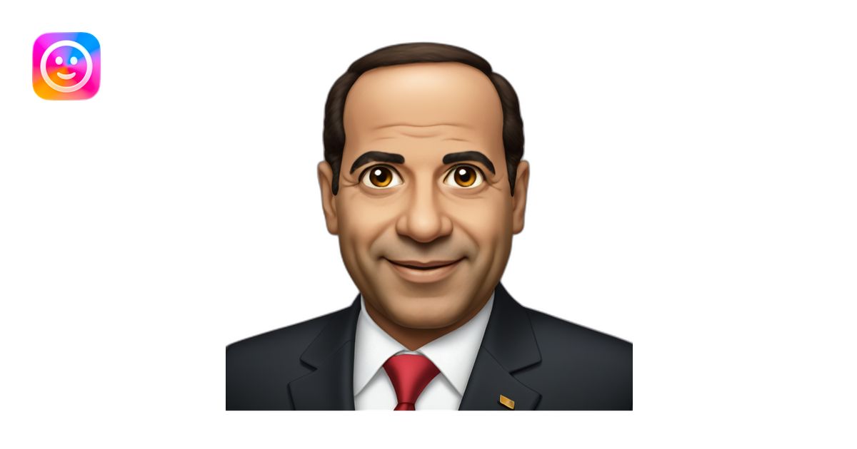 Abdel Fattah El-Sisi President of Egypt emoji | AI Emoji Generator