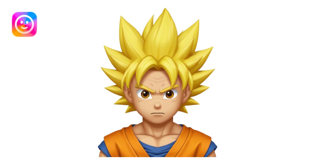 Goku super Sayayín emoji | AI Emoji Generator